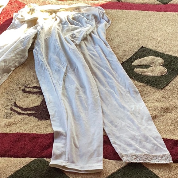 Cuddl Duds | Intimates & Sleepwear | Cuddle Duds Leggings White Ml ...